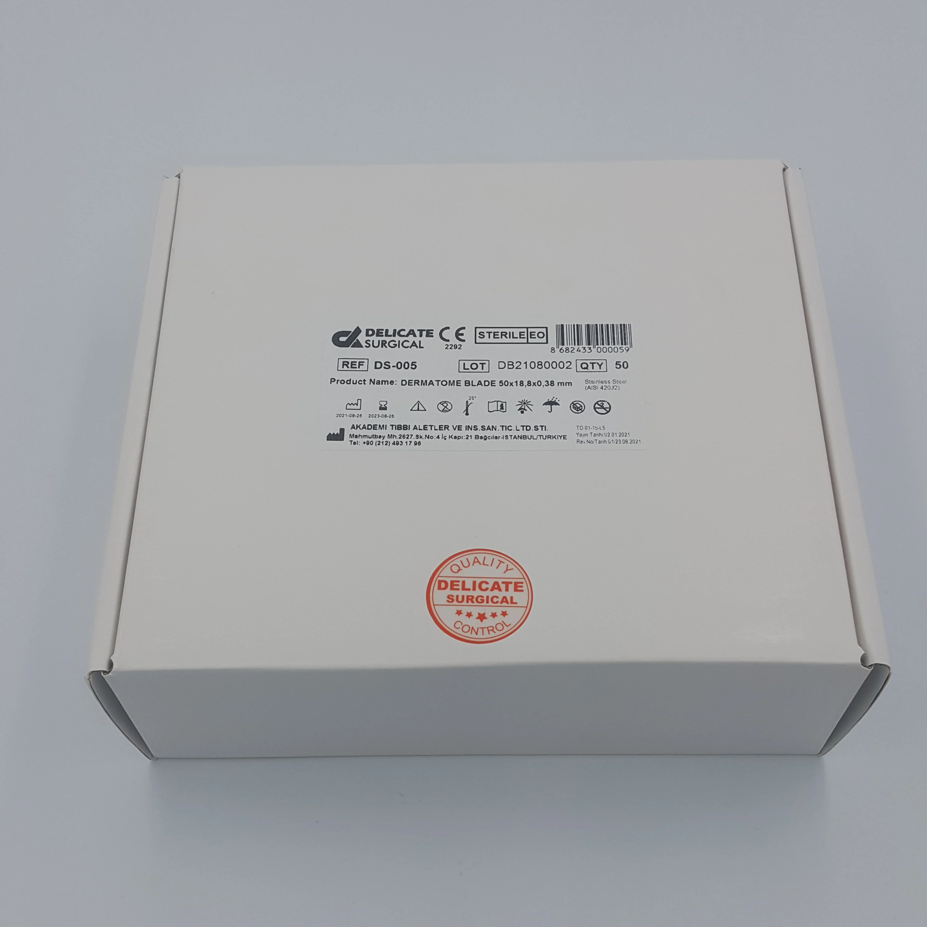 Dermatome Blade Stainless Steel (aesculap - Zimmer - Padget - Humeca ...