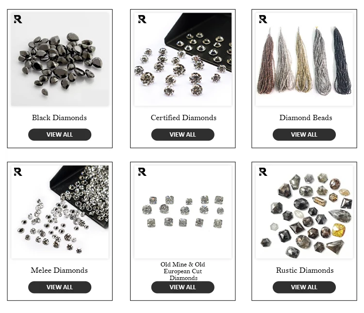 Shop High Quality White Diamond Loose Stones from India