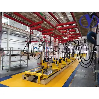 China Electric Bus Chassis Assembly Production Line Bus Frame ...