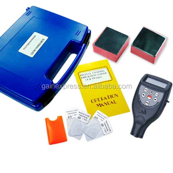 Portable Digital Coating Thickness Gauge Meter/ With Built-in F And Nf ...