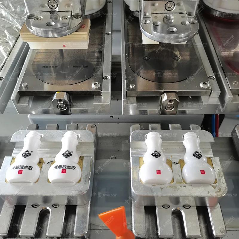 Cliche Size 100x100mm 1 Color Desktop Economic Pad Printing Machine ...