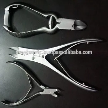 Manicure Pedicure Nail Clipper Nail Cutter Stainless Steel Black ...