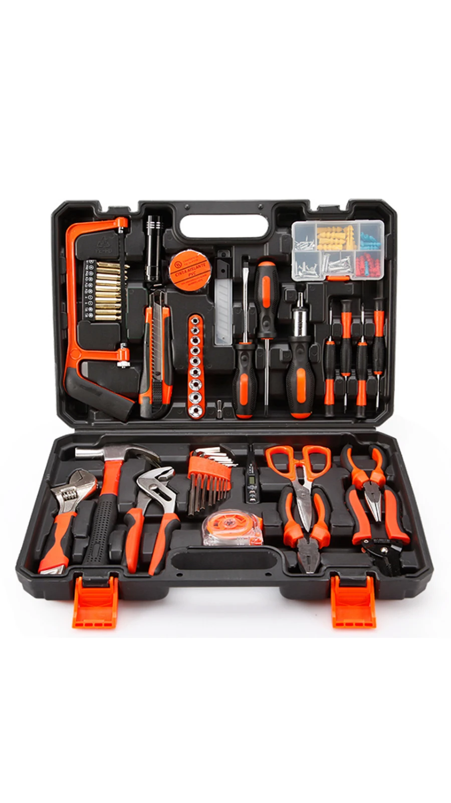 Home Hardware Hand Tool Combination Toolbox Auto Repair Toolkit ...