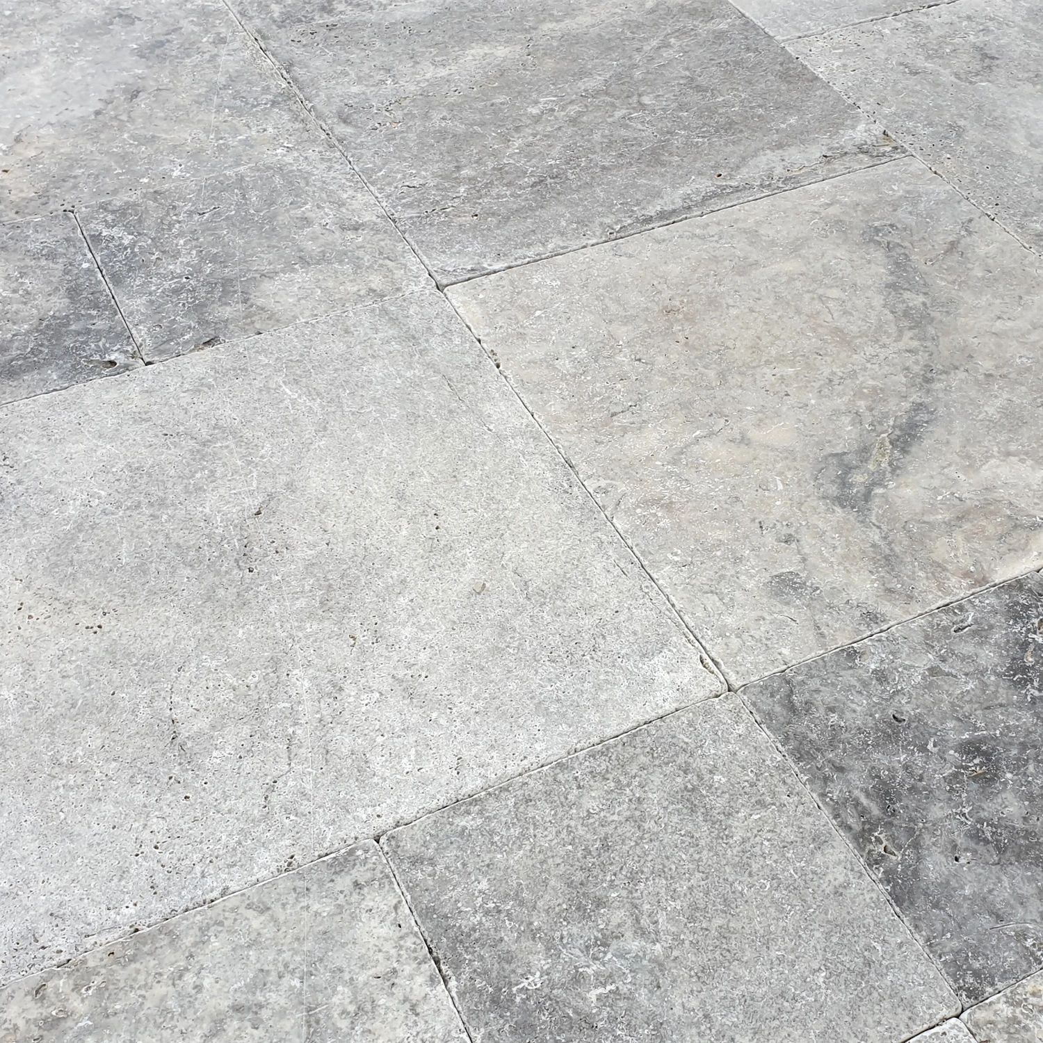 2023 Silver Travertine Pattern Set Paver Made In Turkey Ocean Grey ...