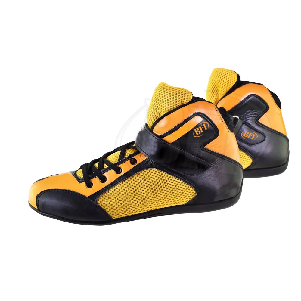 Blue Color Durable Men Go Kart Racing Shoes Leather Made Go Kart Racing ...