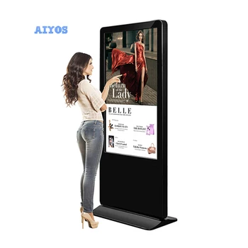 Floor Stand Digital Signage And Displays Android Wifi Ips Touch Screen ...
