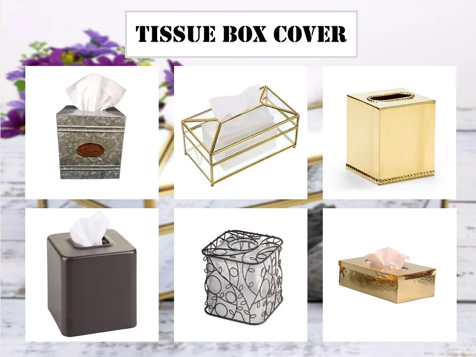 Stainless Steel Tissue Box Hammered Finished Wholesale Designer Fancy ...