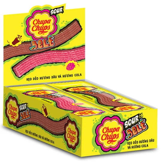 Chupa Chup Sour Belt Cola & Strawberry 384g (8g X 48 Belts) - Buy Wholesaler Chupa Chup Sour ...