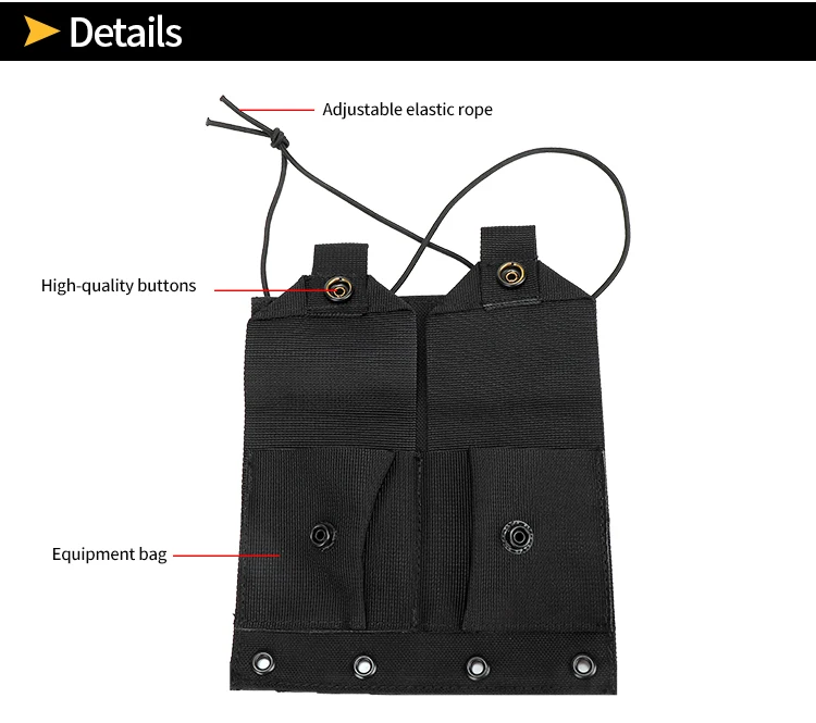 Yakeda Tactical Gear Mag Pouch Hunting Equipo Molle Dual Camo Holster ...