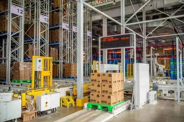 Intelligent Robotic Labor Saving Racking System Warehouse Manufacture ...