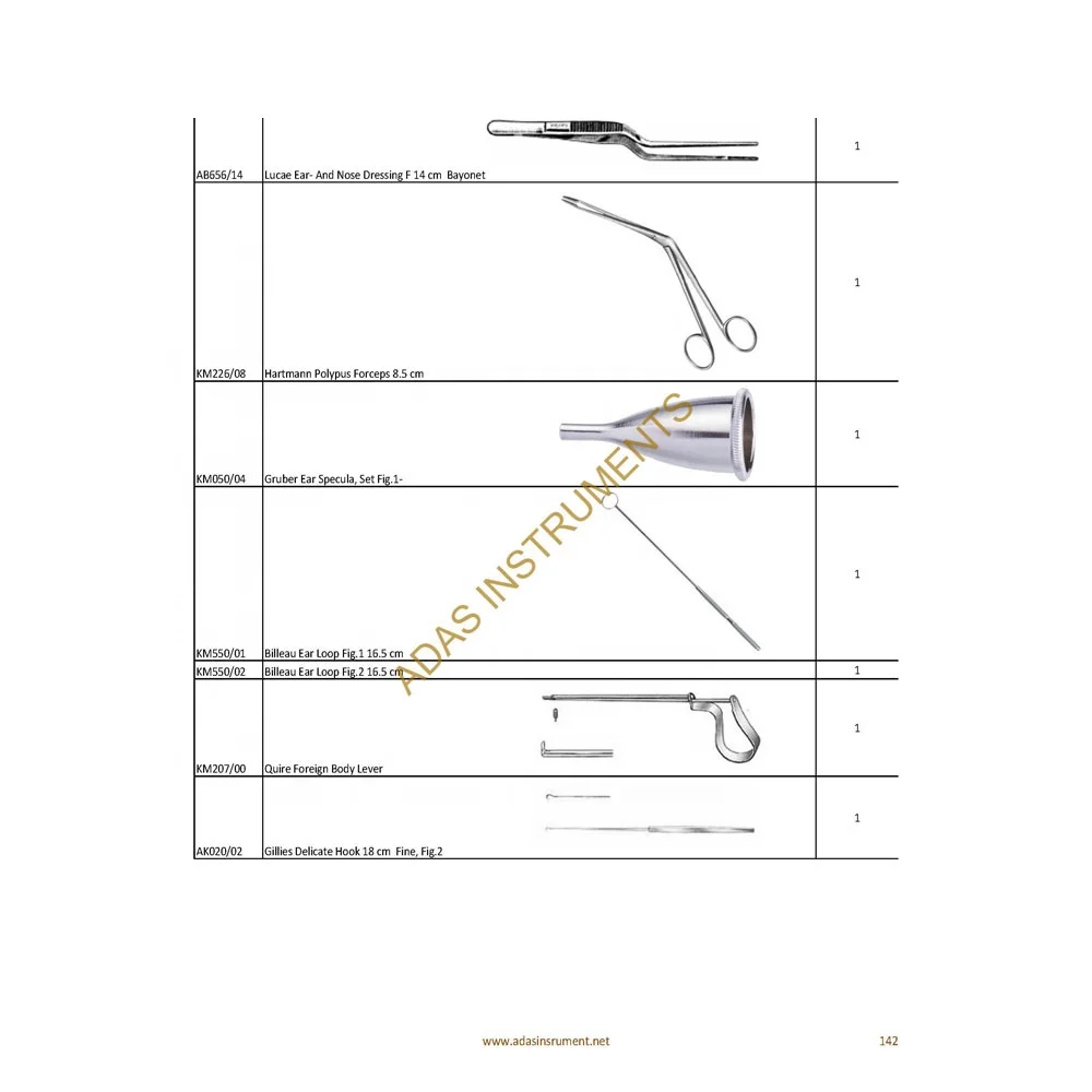 Ear - Foreign Body Removal Instruments Set| Alibaba.com