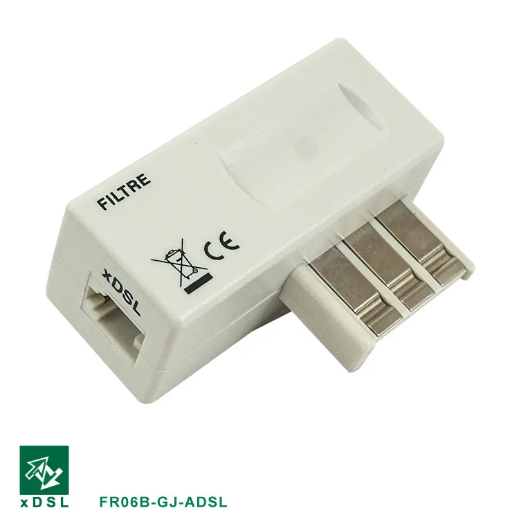 France Xdsl Pots Cpe Filter For Adsl/vdsl - Buy French Plug Rj11 Dsl ...