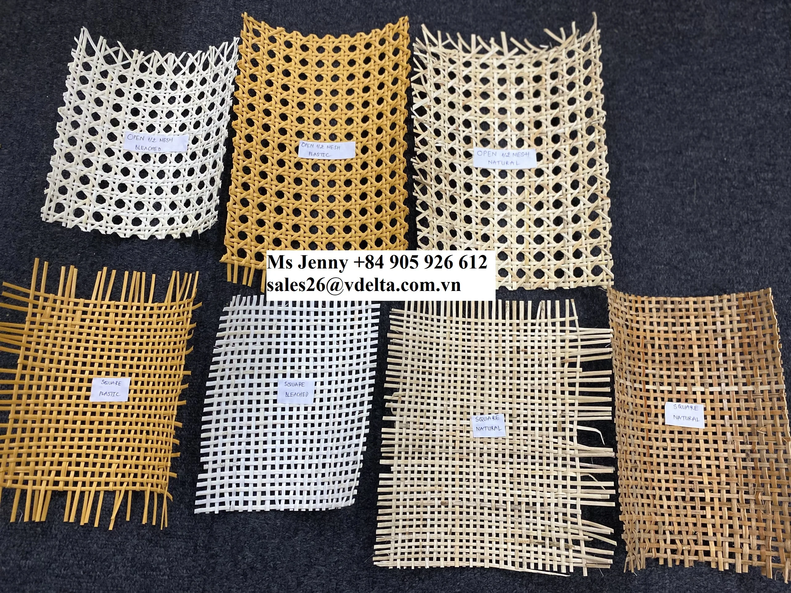 Rattan Cane Webbing Net Open Weave 18" Width Wicker Cane Webbing For ...