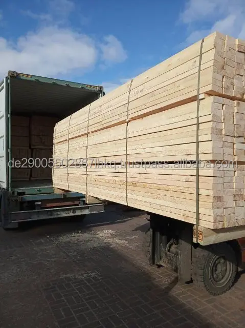 Natural Solid KD Pine Wood Lumber for Moderate Price