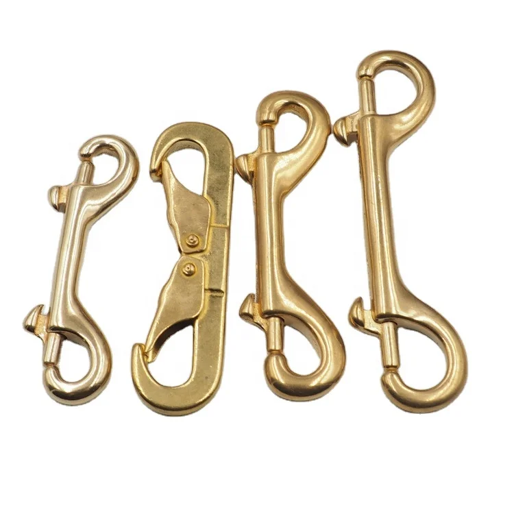 China Supply Solid Brass Fixed Eye Spring Snap Clip Fixed Eye Brass ...