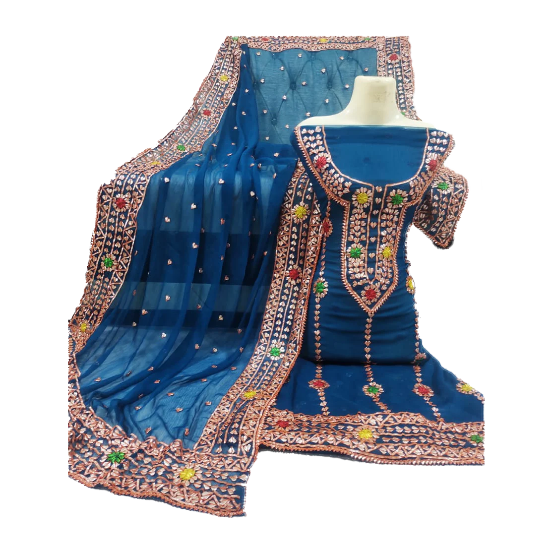 Traditional Indian Pakistani Islamic Clothing Salwar Kameez Handmade ...