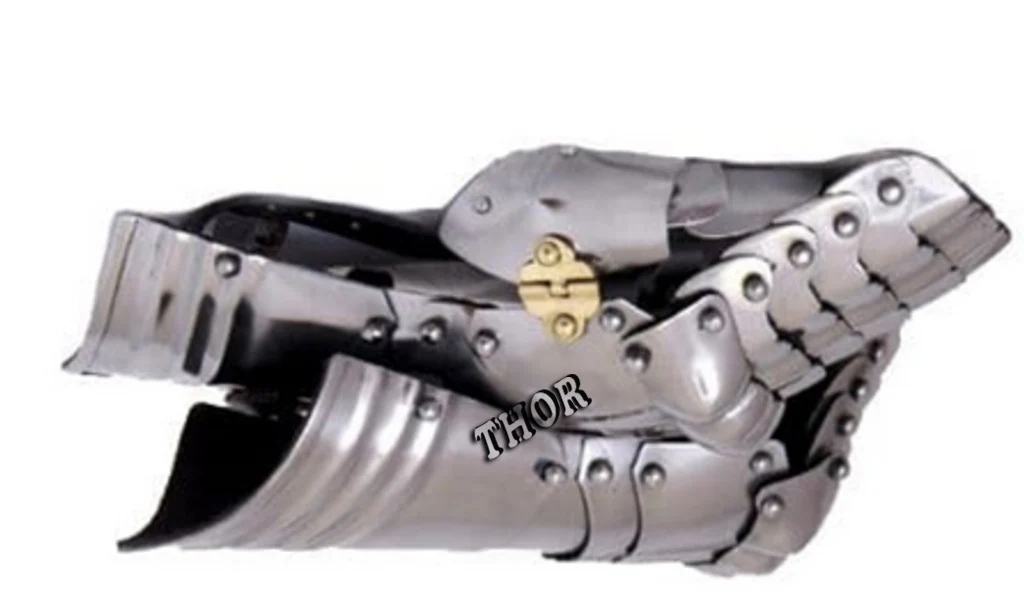 Medieval Gauntlets Armor Silver Finish Knight Armor Metal Plate Pair Of ...
