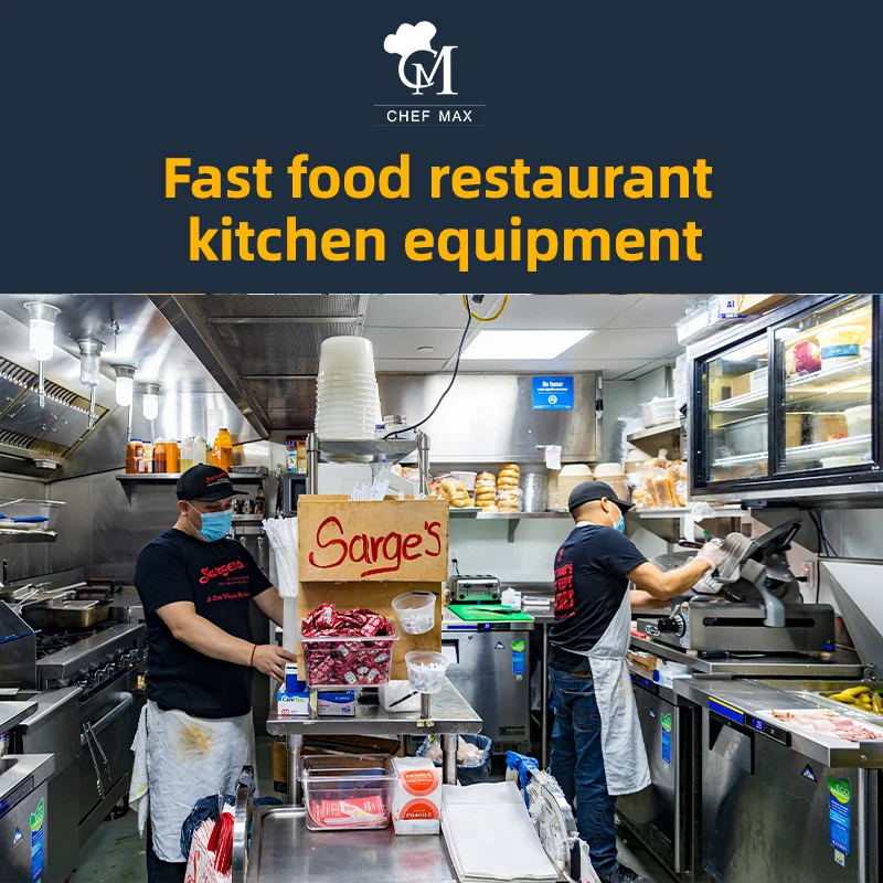 Chefmax Commercial Fast Food Kitchen Equipment for McDonald's & KFC ...