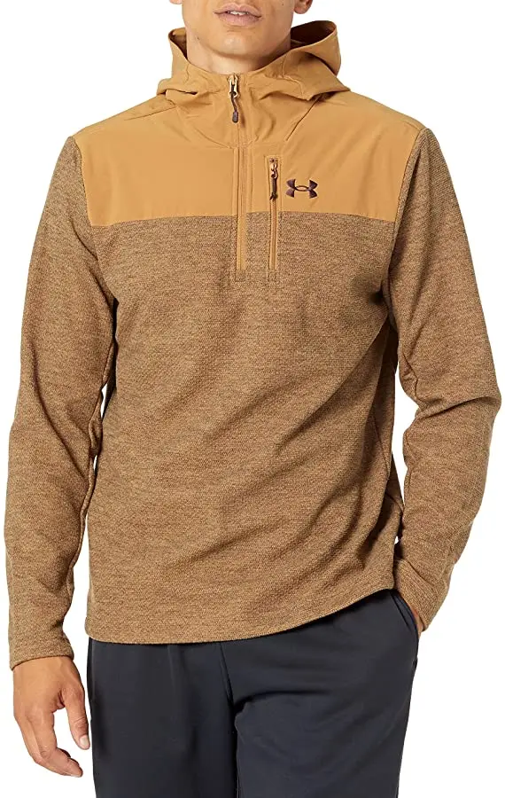 Custom Men's Hoodie - Heavy Weight Quarter-Zip Fleece