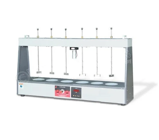 Digital Electronic Flocculator Six-jar For Test Apparatus Led Display ...