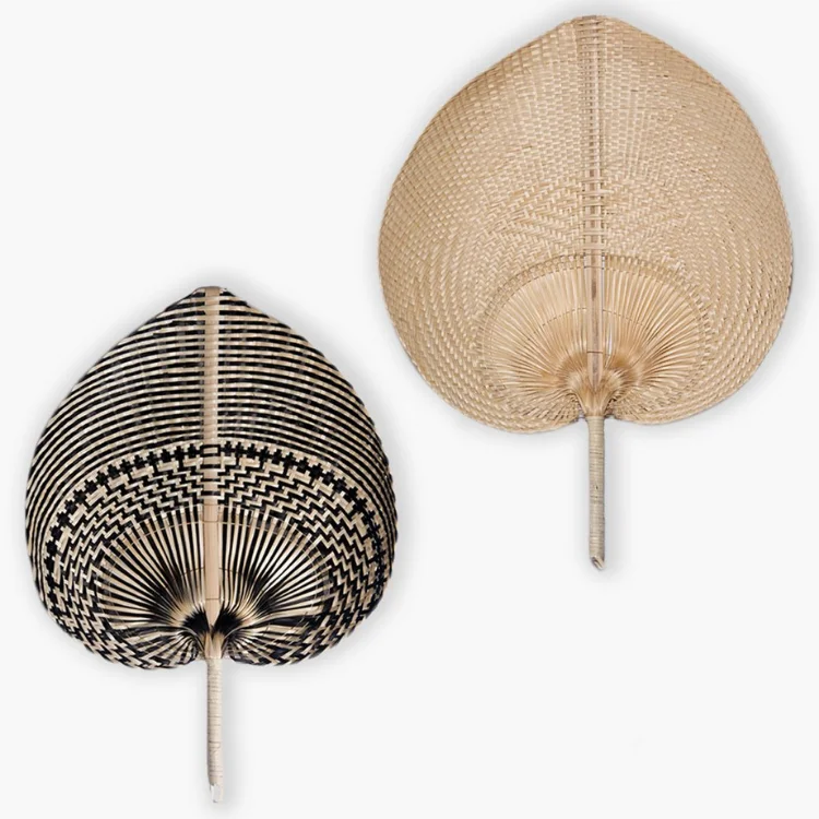 Handmade Bamboo Palm Leaf Hand Fans - Wholesale in Vietnam