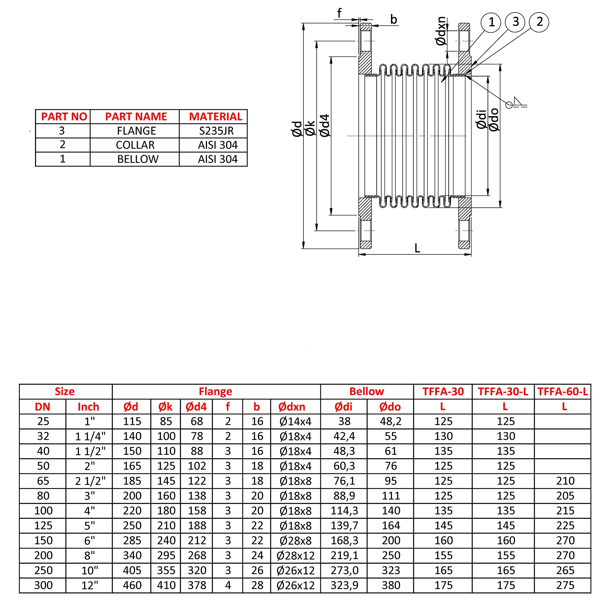 Weld Neck Flexible Carbon Steel Expansion Bellows