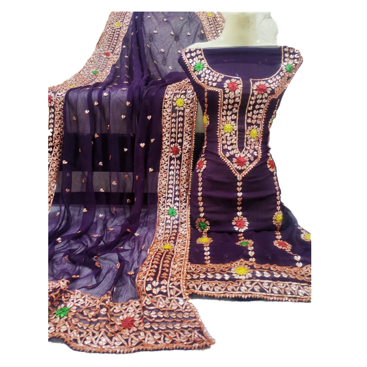 Traditional Indian Pakistani Islamic Clothing Salwar Kameez Handmade ...