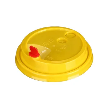 90mm Caliber Food Grade Pp Plastic Lid With Stopper Plug Milk Tea ...