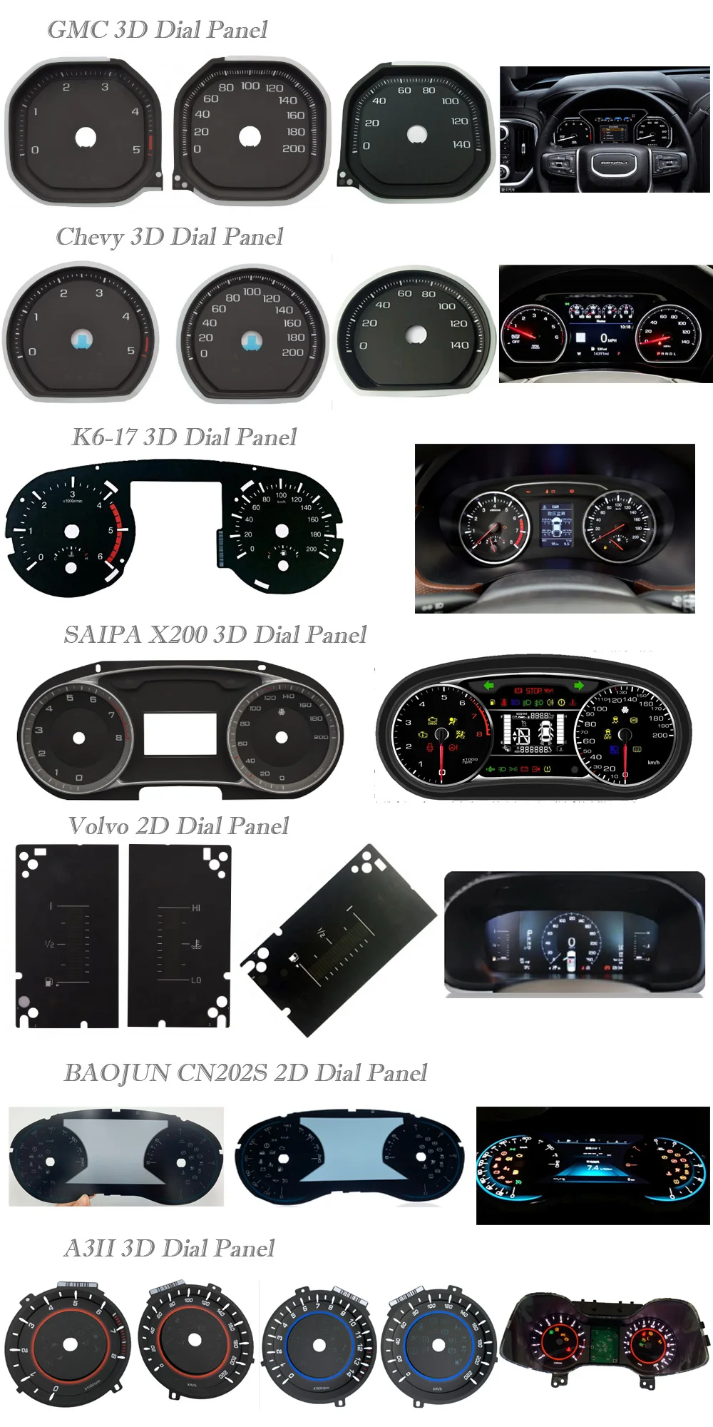 Custom Speedometer Cluster - Universal Instrument Solutions