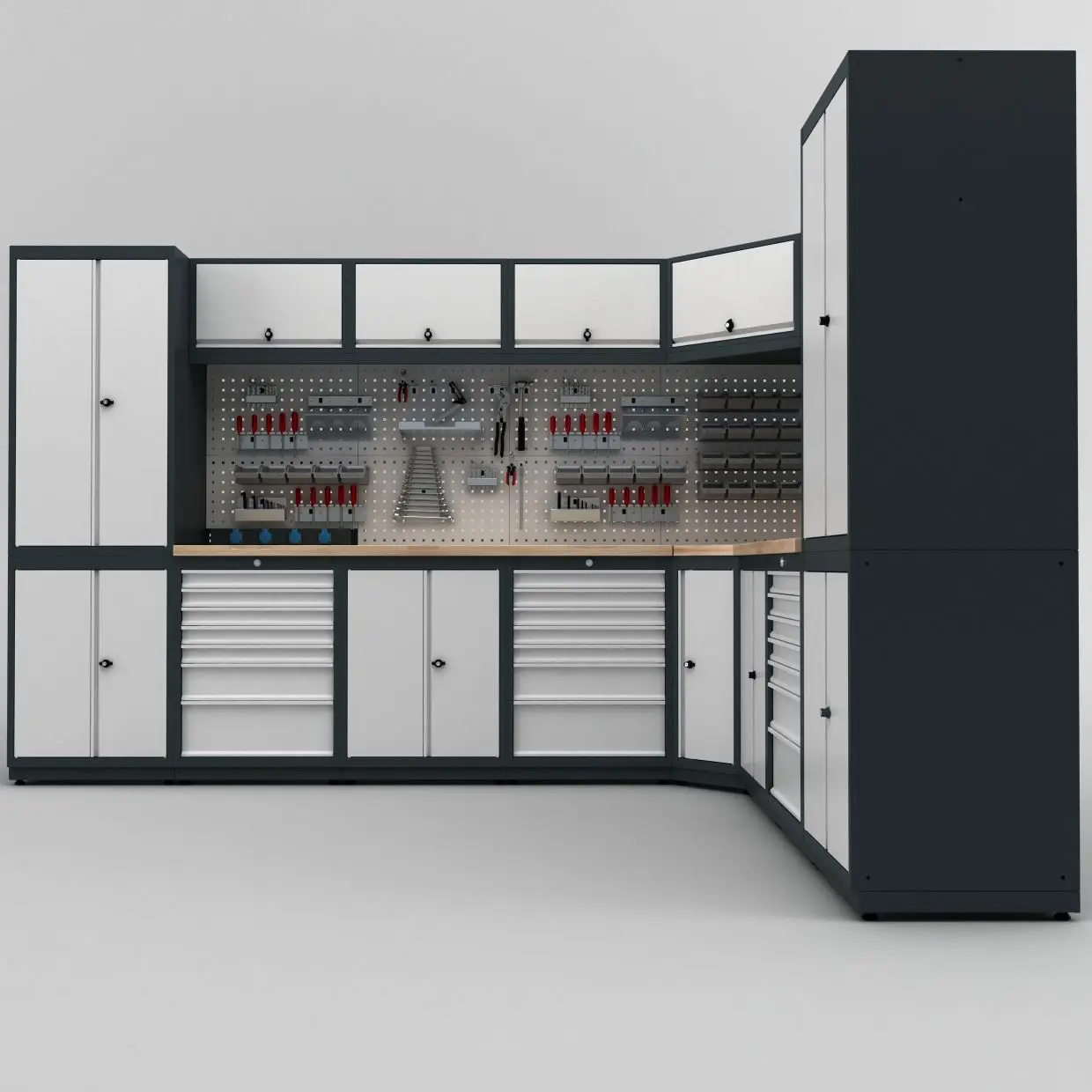 Modular Tool Cabinet System For Mechanic Garages - Buy Garage Cabinets ...