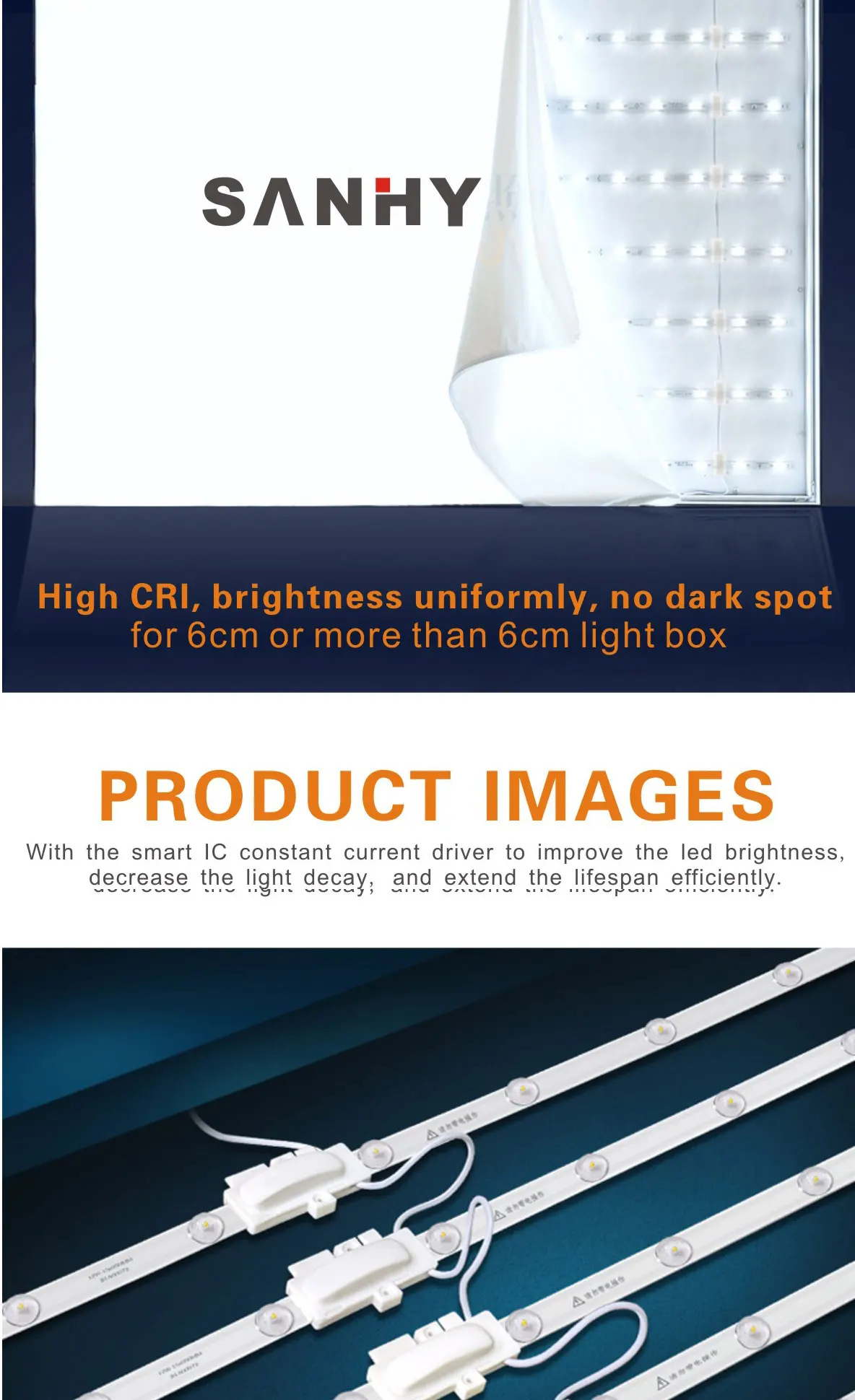 Backlight Light Box Led Strip Light Bar Smd2835 3030 Led Lattice ...