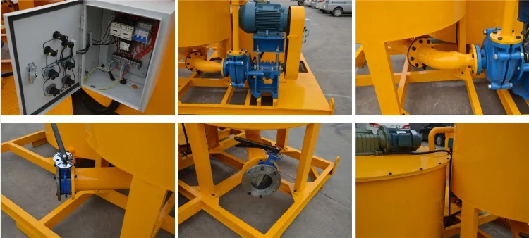 Adjustable Electric Motor Cement Grout Mixer and Agitator for Deep Well ...
