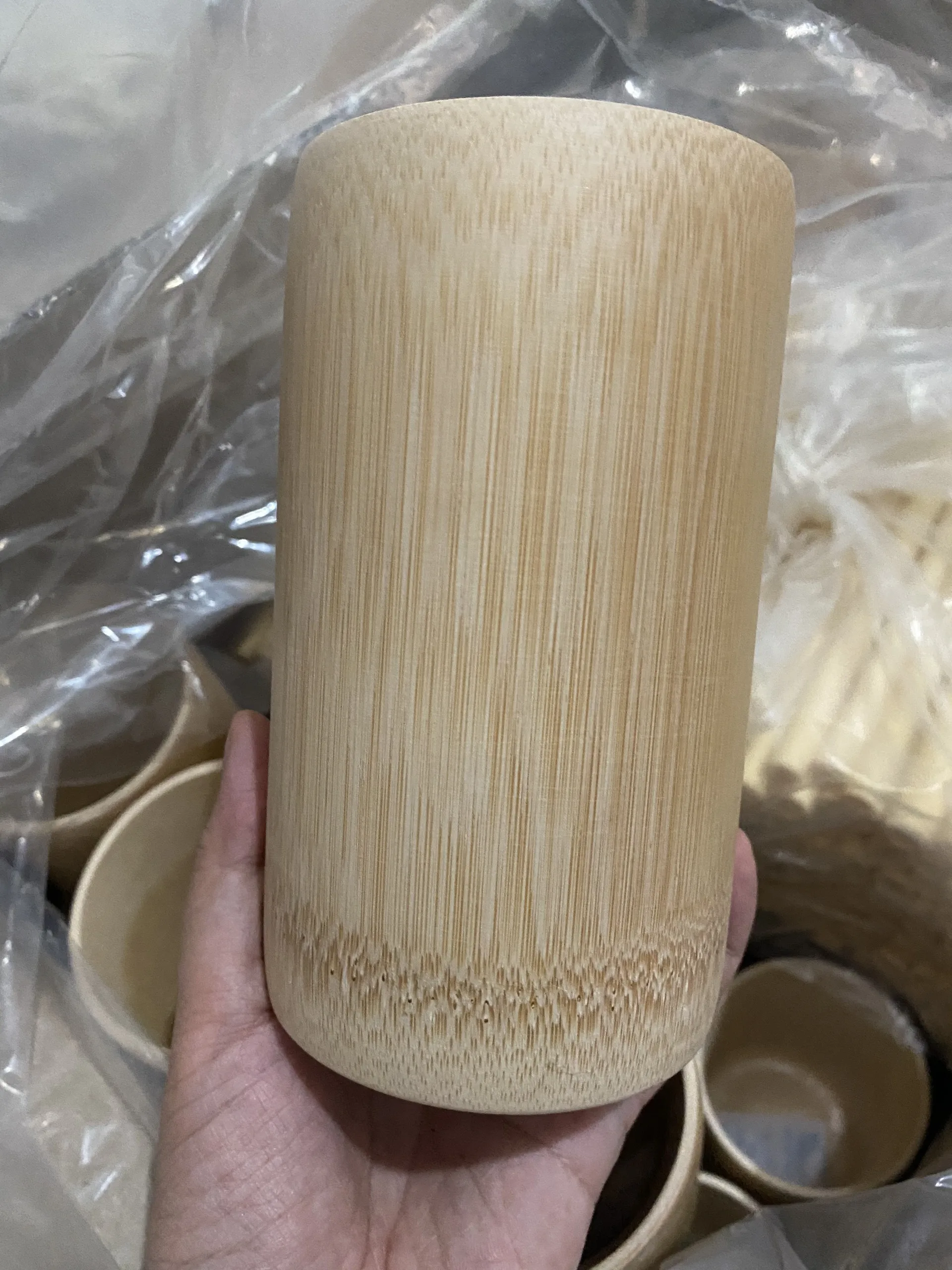 100% Natural Bamboo Tea Cup Bamboo Drinking Cup Bamboo Fiber Cup Made ...