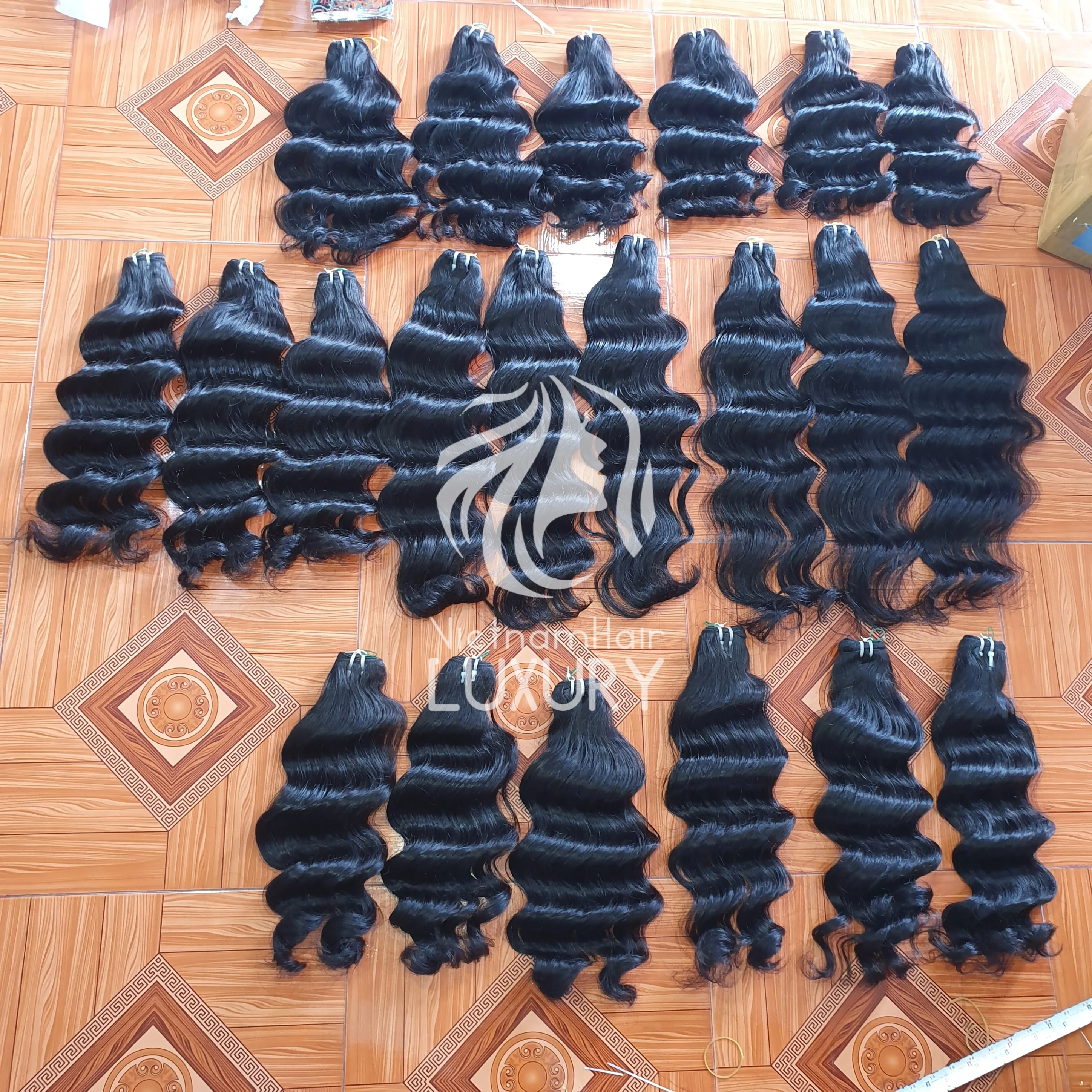 Lace Front Wigs Vietnamese Hair 180% Density Donors Wig With Natural ...