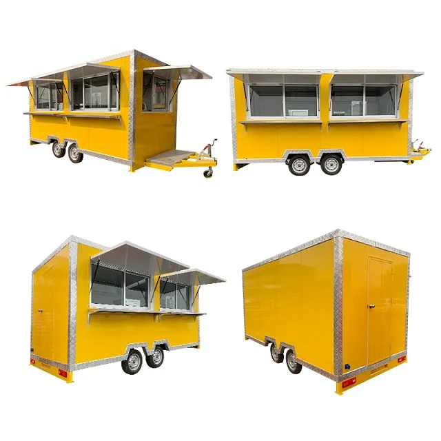 Approved New Arrival Outdoor Mobile Food Trailer/ Street Mobile Food ...