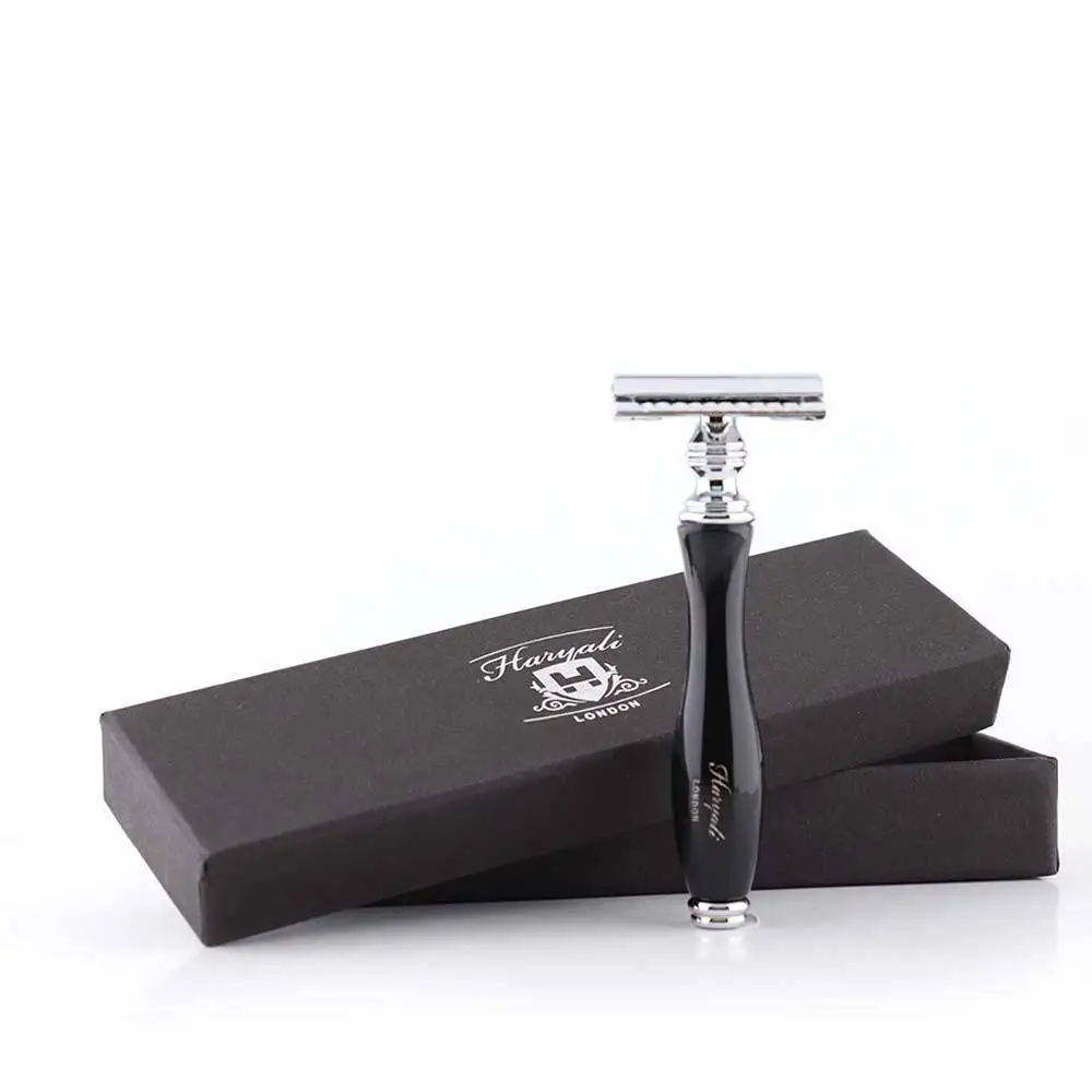Double Edge Safety Razor For Men Aluminum Handle Shaving Razor For Wet ...