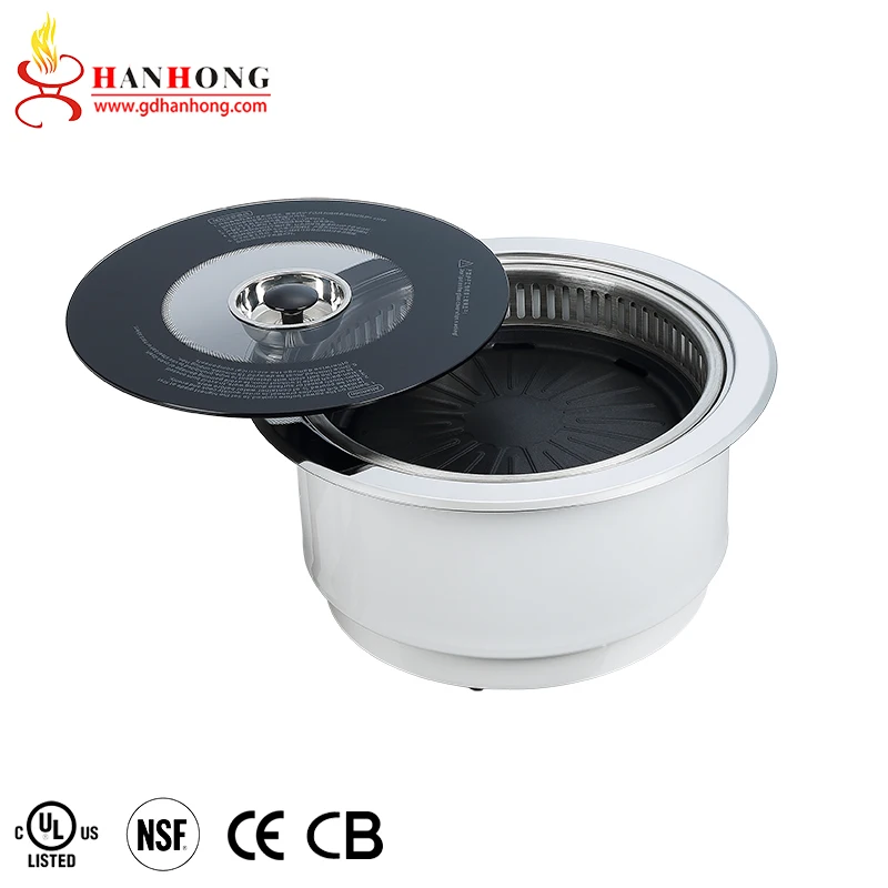 Commercial Korean Equipment Korean Restaurant Top Smokeless Electric ...