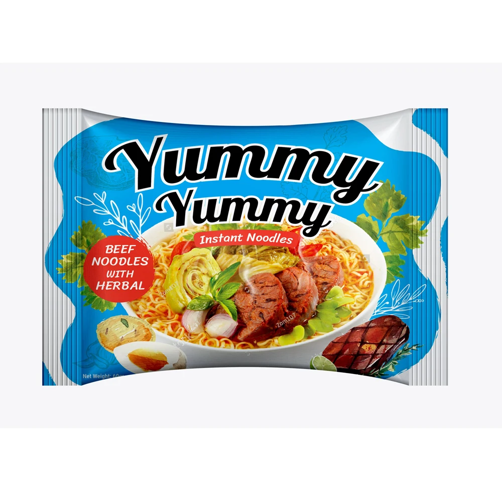 Yummy Yummy Instant Noodles Beef Noodles With Herbal / Noodle Vietnam ...