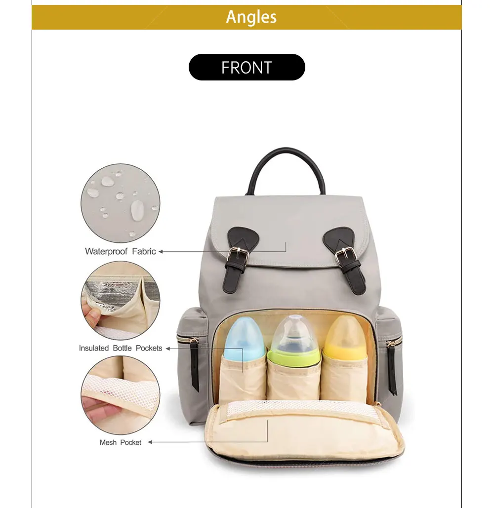 Large Multifunction Modern Convertible Mom Dad Maternity Nappy Travel ...