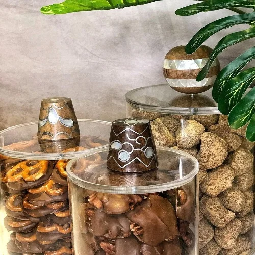 Set of 2 High Quality Metal Chocolate Dessert Pasty Server Handmade ...