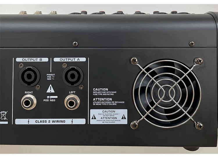 Professional 6 Channels Power Amplifier Mixer - HXA PAX6