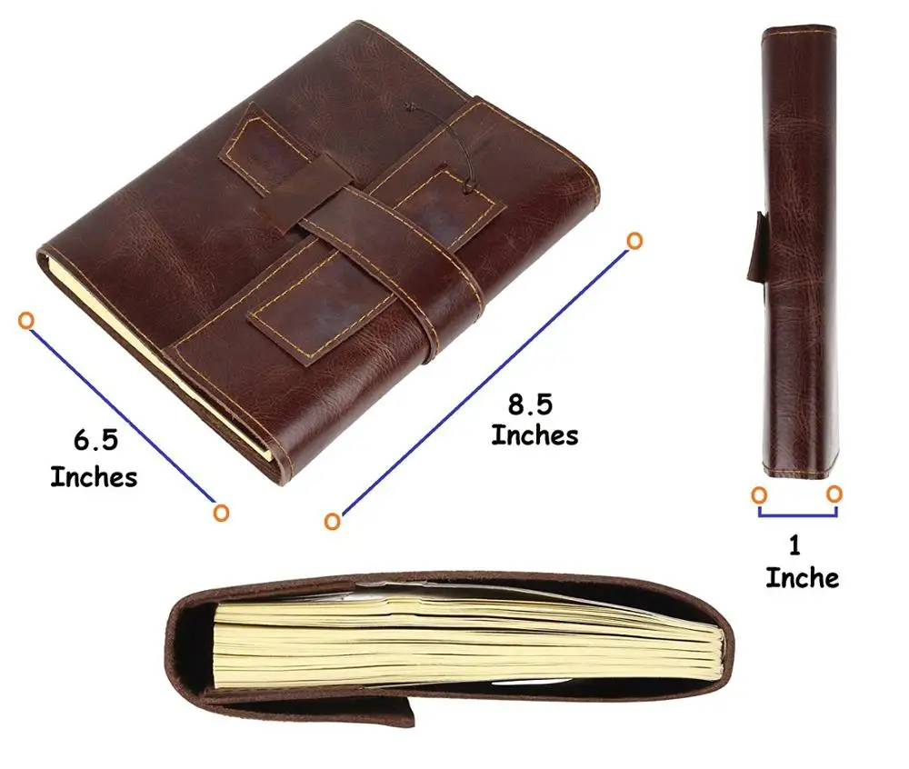 Vintage Notebooks and Journals - Refillable Leather Diaries