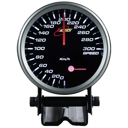 80mm Electrical White LED Speedometer Gauge With Warning| Alibaba.com