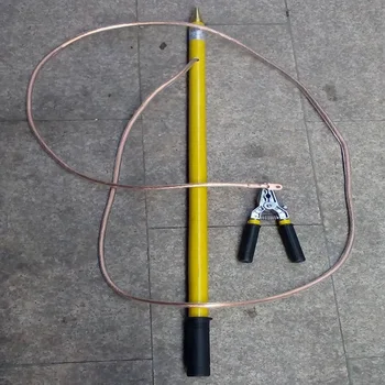 35kv Electric Safety Fiberglass Telescopic Static Discharge Rod - Buy ...