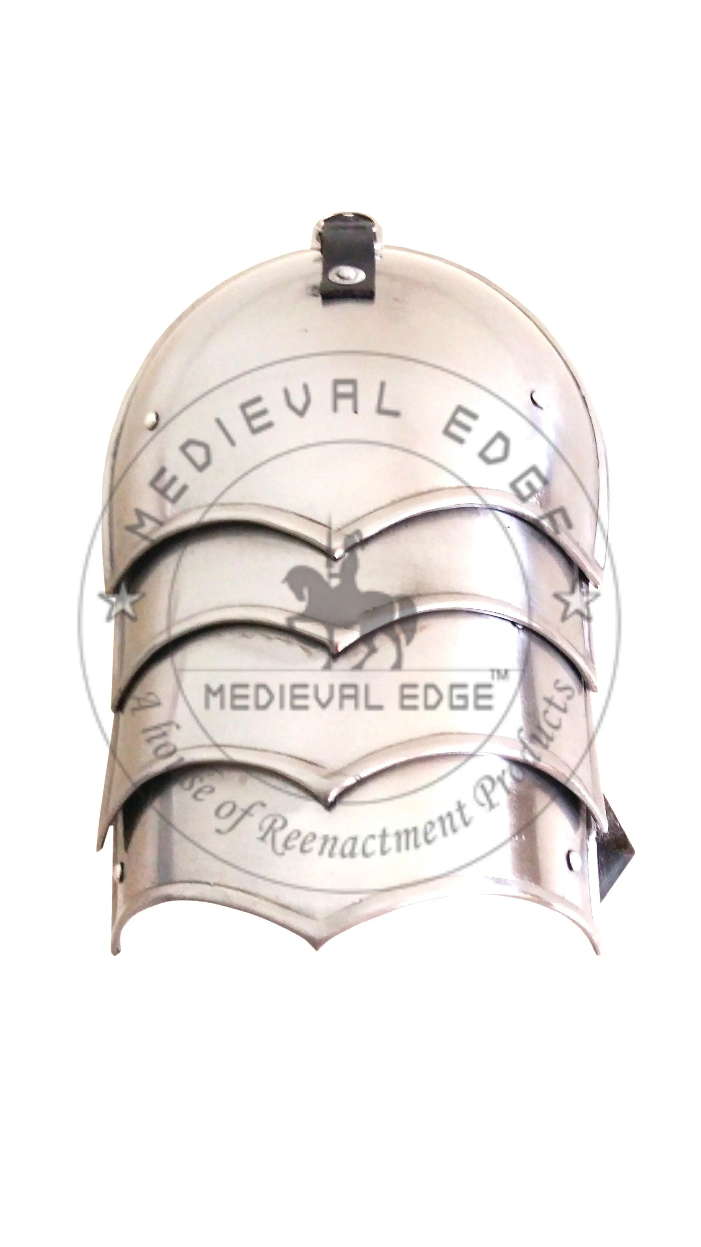 Real Medieval Armor - Pair of Steel Pauldrons for Adults