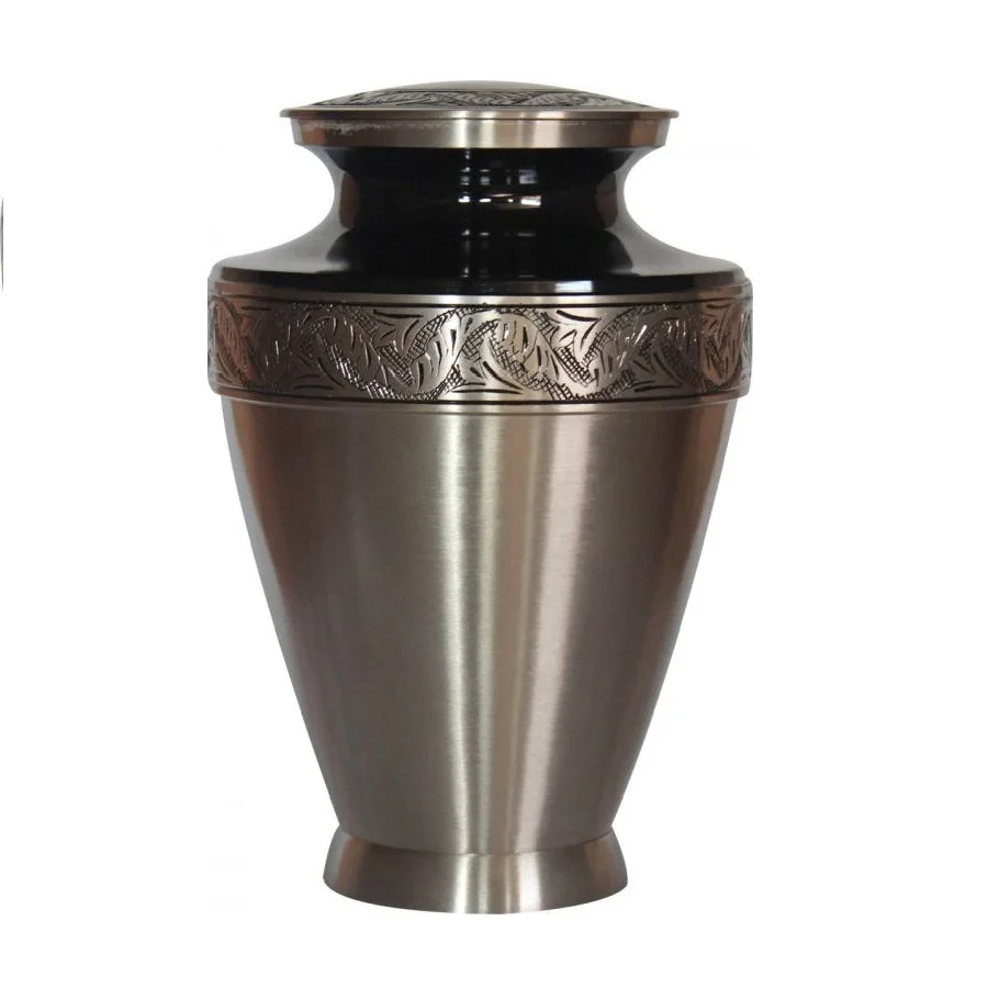 Aluminum Enamel Funeral Cremation Urn Pot for Loved Ones/Pets Memorial ...