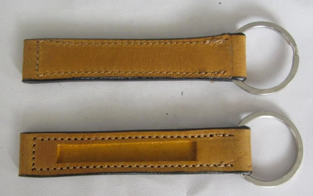 Empty Channel Diy Leather Keychain For Keys Premium Luxury Genuine Best ...