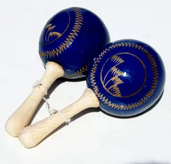 Maracas Painted Coconut Popular Latin Percussion Musical Instruments ...