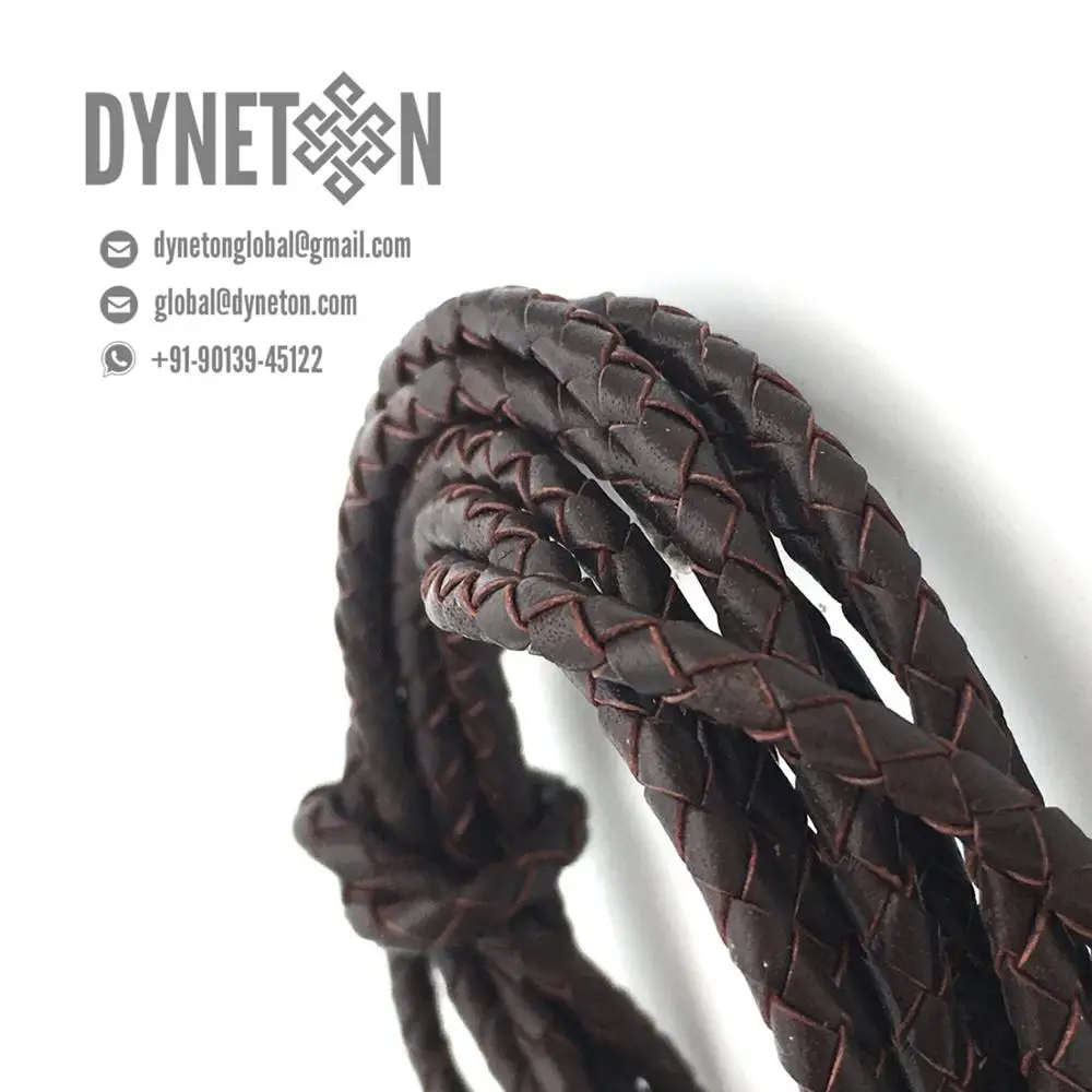 Braided Leather Cord Wholesale