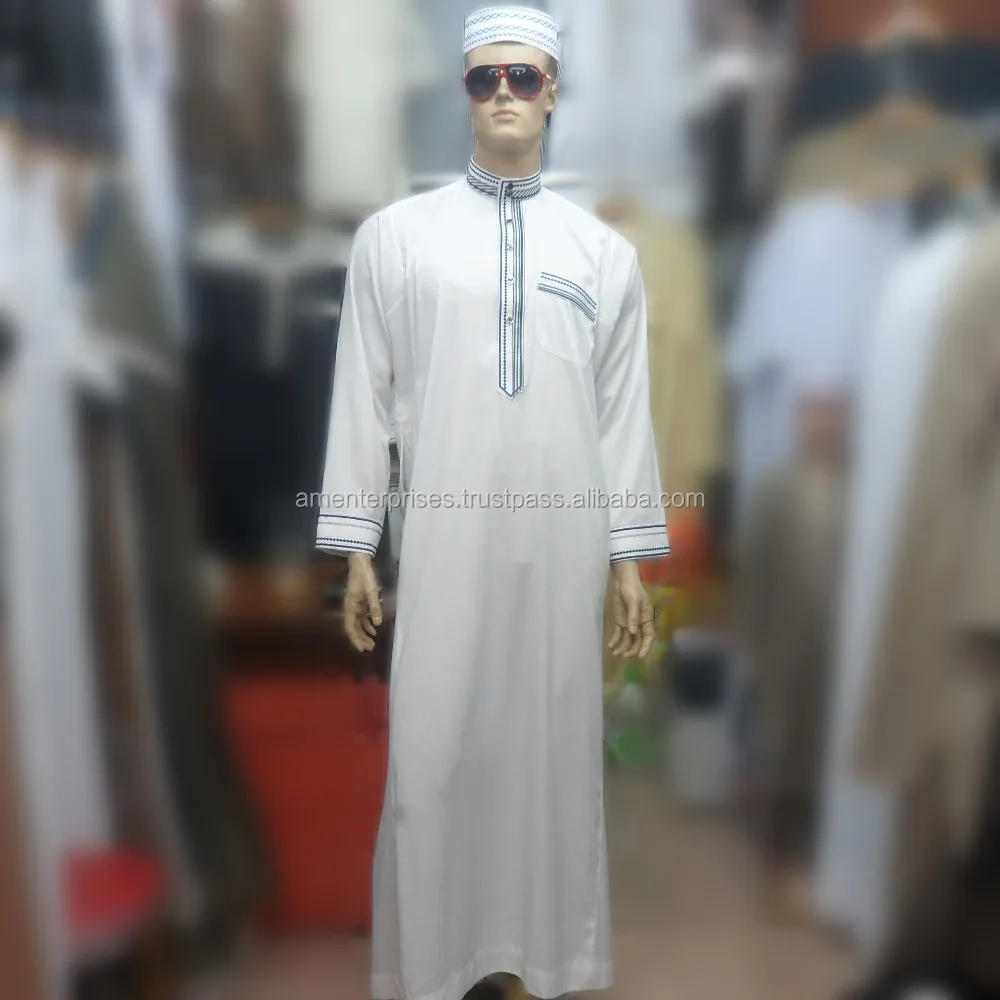Men Daffah Thobe - Dubai Muslim Fabah Saudi - Buy 男性daffah Thobe-迪拜穆斯林 ...